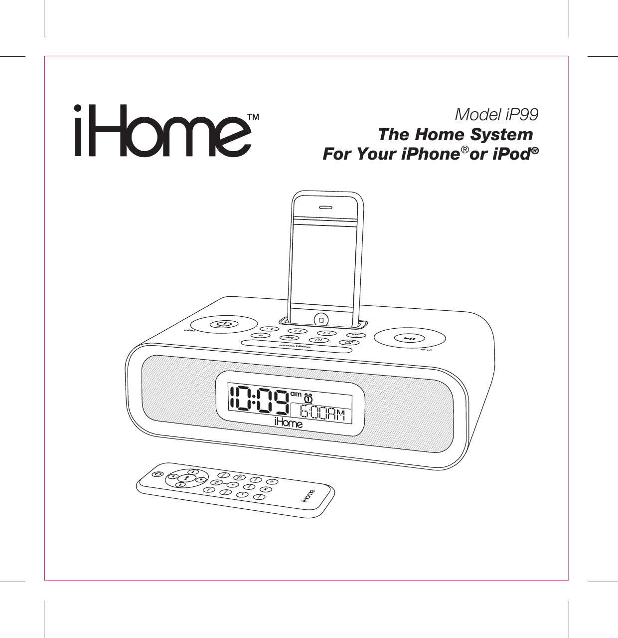 Ihome Ip99 Users Manual