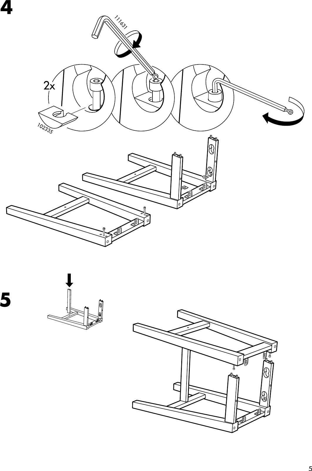 Ikea Bosse Stool Assembly Instruction