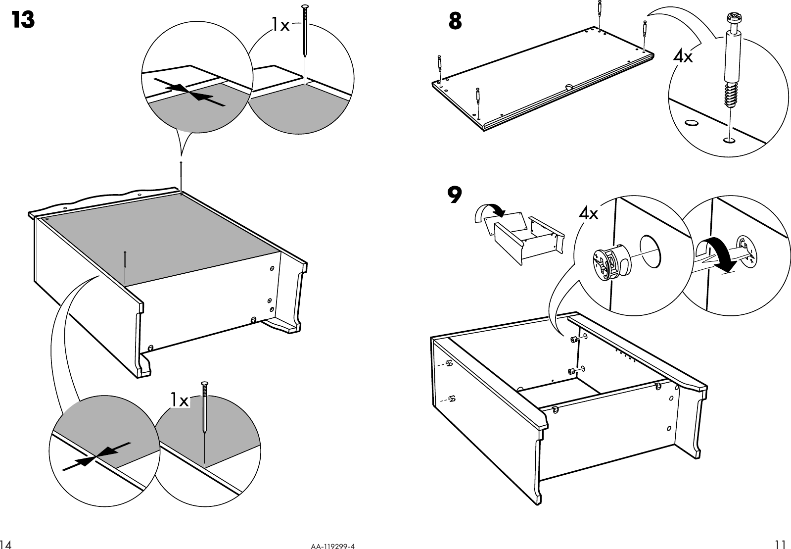 Ikea Hensvik Bookcase 27X37 Assembly Instruction