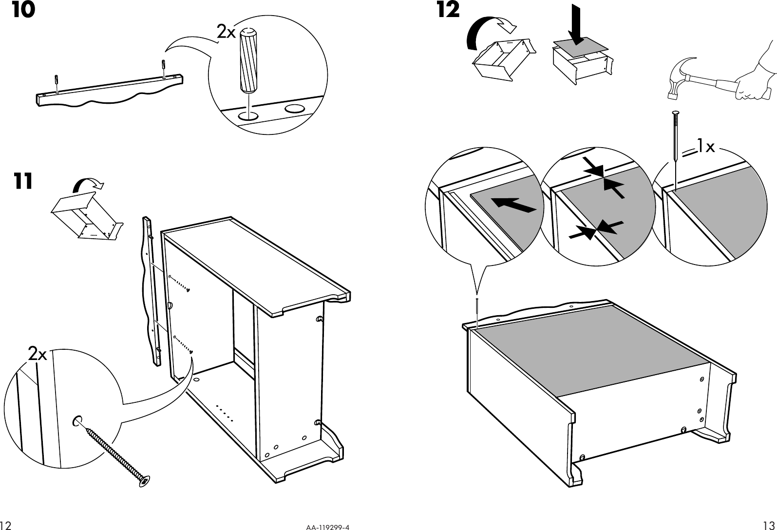 Ikea Hensvik Bookcase 27X37 Assembly Instruction
