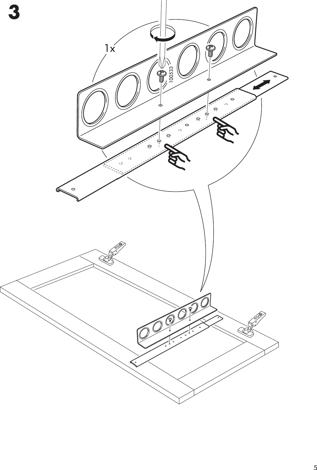 Ikea Rationell Variera Spice Rack Assembly Instruction