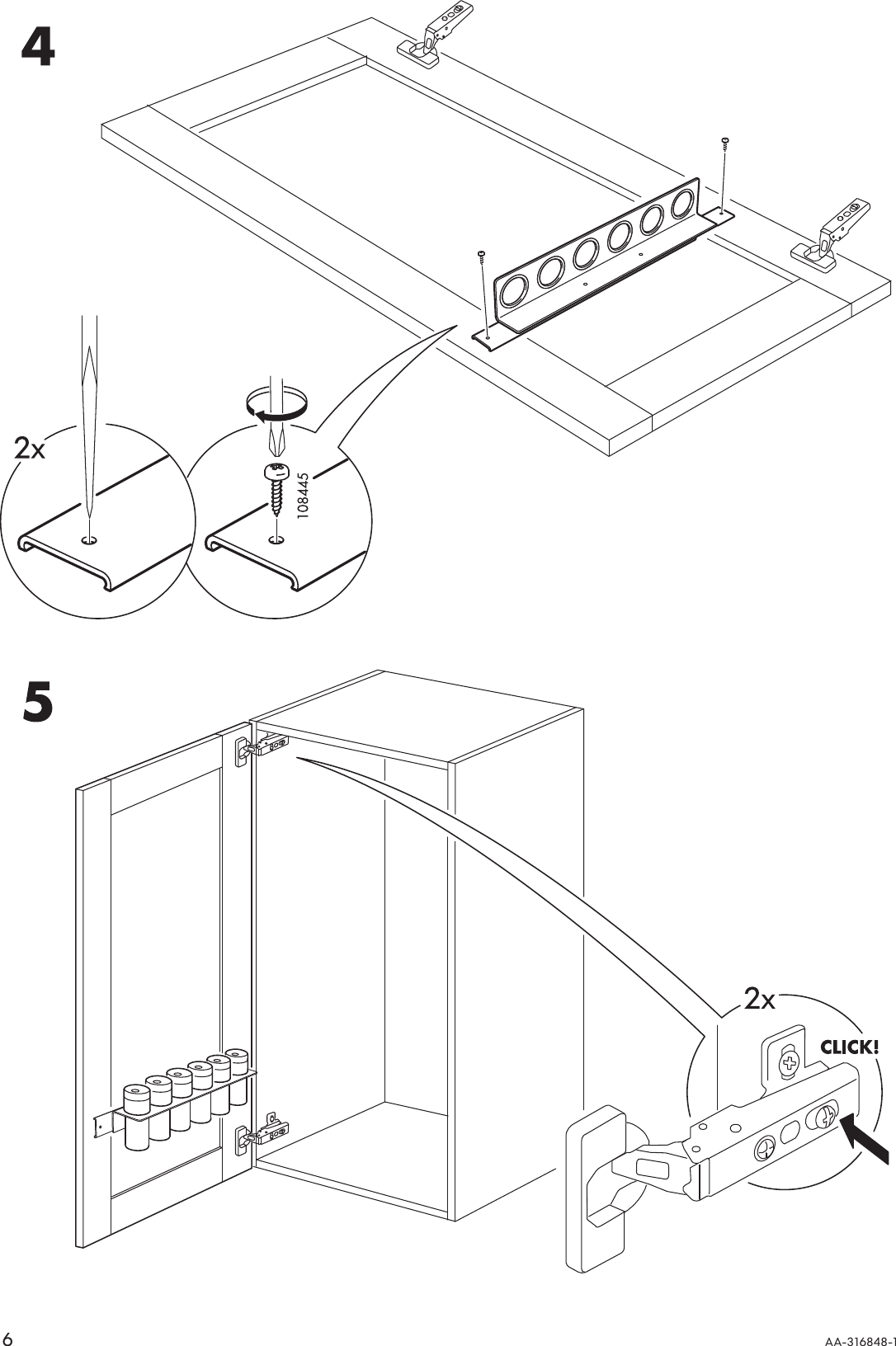 Ikea Rationell Variera Spice Rack Assembly Instruction
