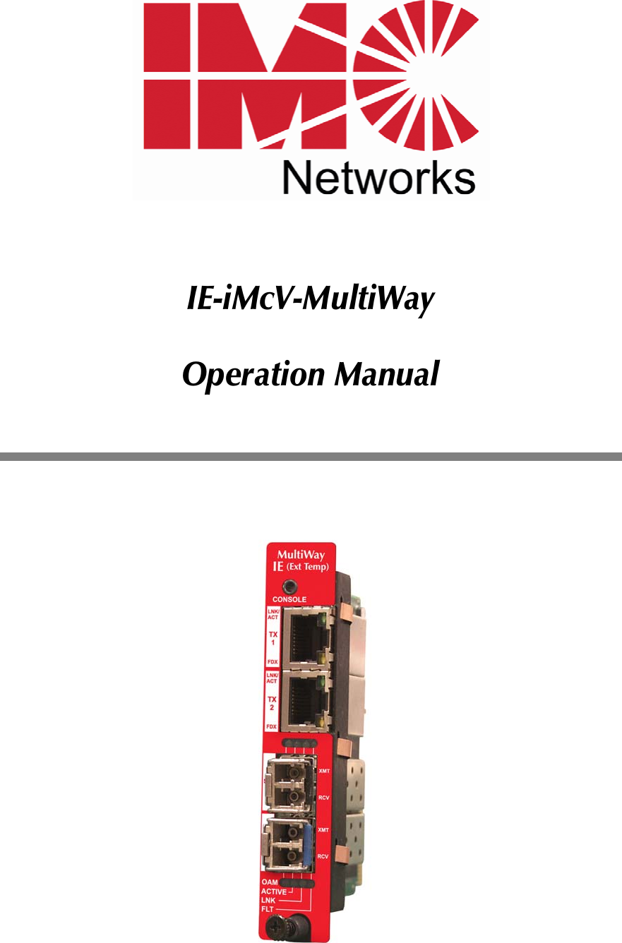 Imc Networks Ie Imcv Users Manual 58 80221 00 A0 Web