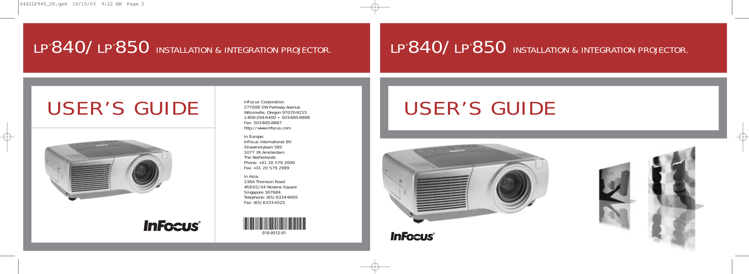 Infocus Lp 840 850 Users Manual C450 User's Guide WITH WARNINGS