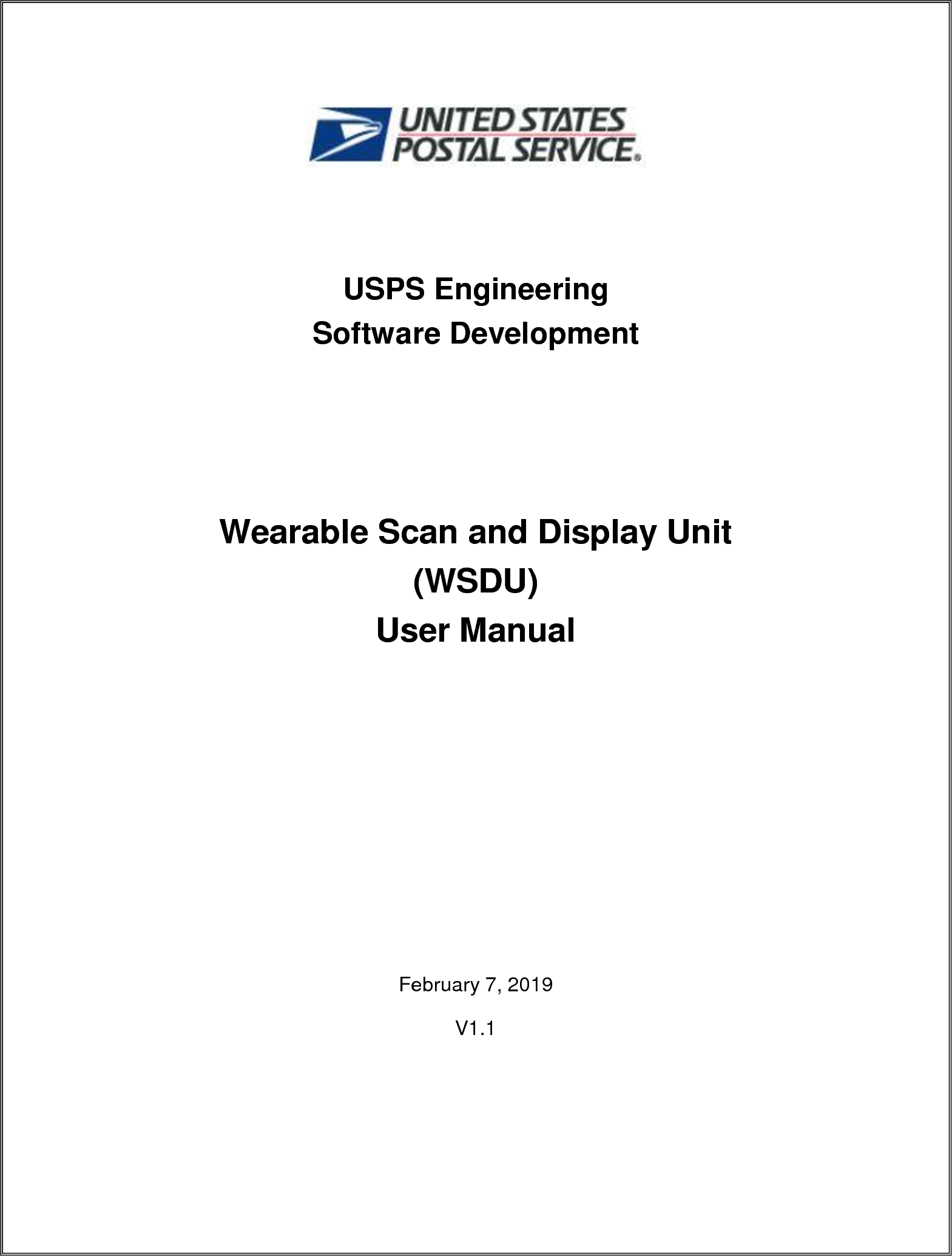 Information System Technology 80-100-000002 USPS Wearable Barcode ...
