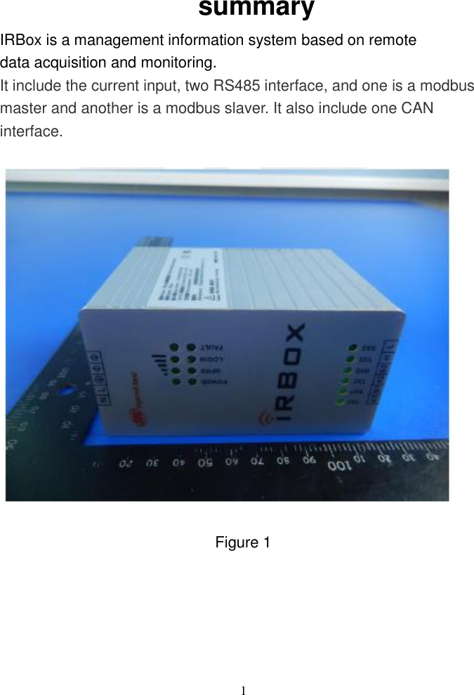 Ingersoll Rand Compressor IRBOX IRBox wireless data collector User Manual
