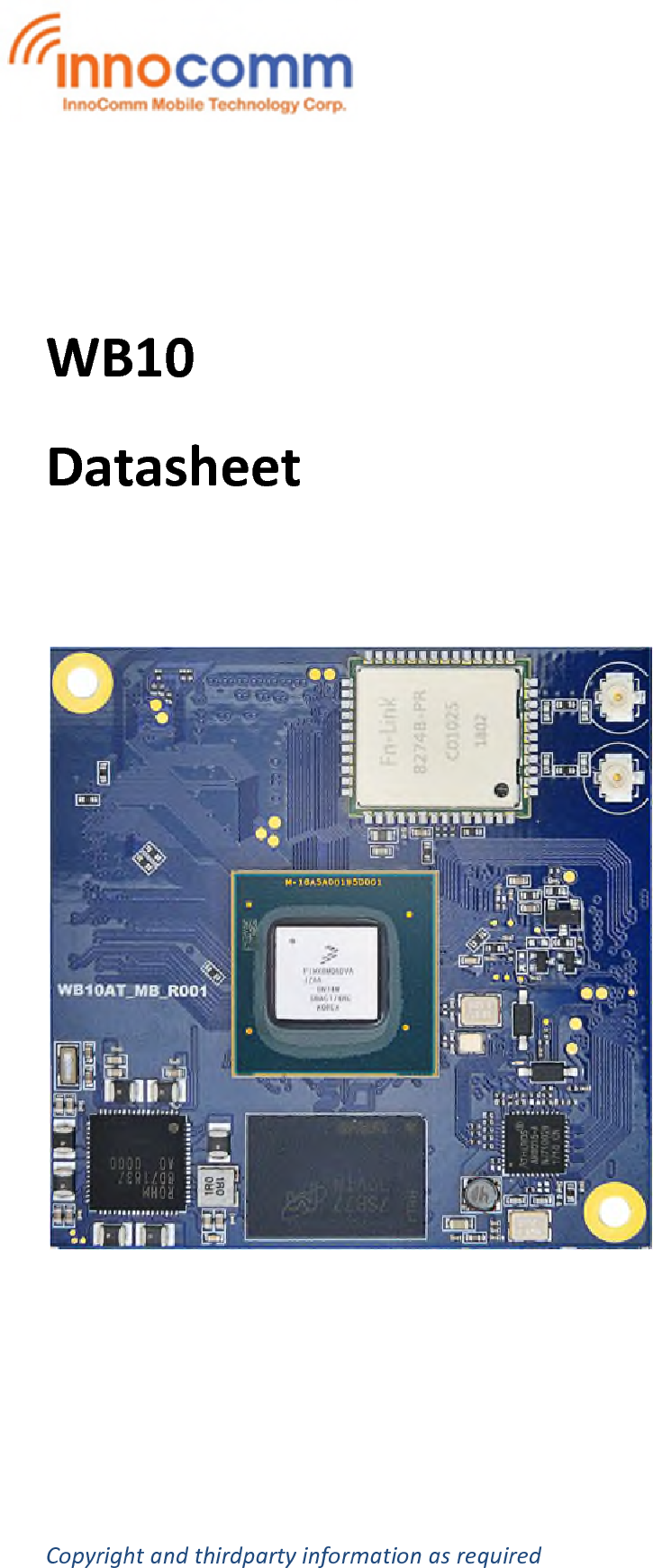 InnoComm Mobile Technology WB10 Wireless audio module User Manual Users ...