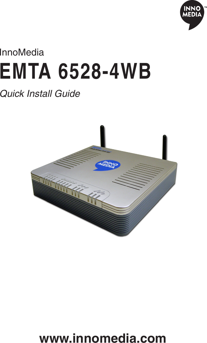 Innomedia 6528-4WB Wireless VOIP Gateway User Manual