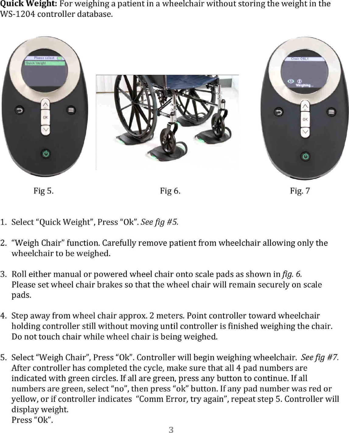 Innovision Devices 1415110 Wheelchair Scale System - Controller User Manual