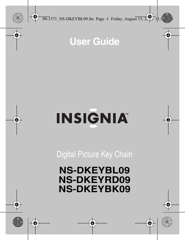 Insignia Ns Dkeybk09 Users Manual 08 1571_NS DKEYBL09