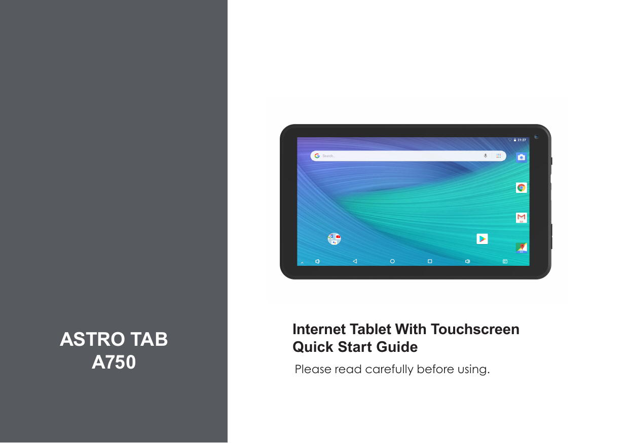 Inspira Technologies A750 Tablet PC User Manual part 1