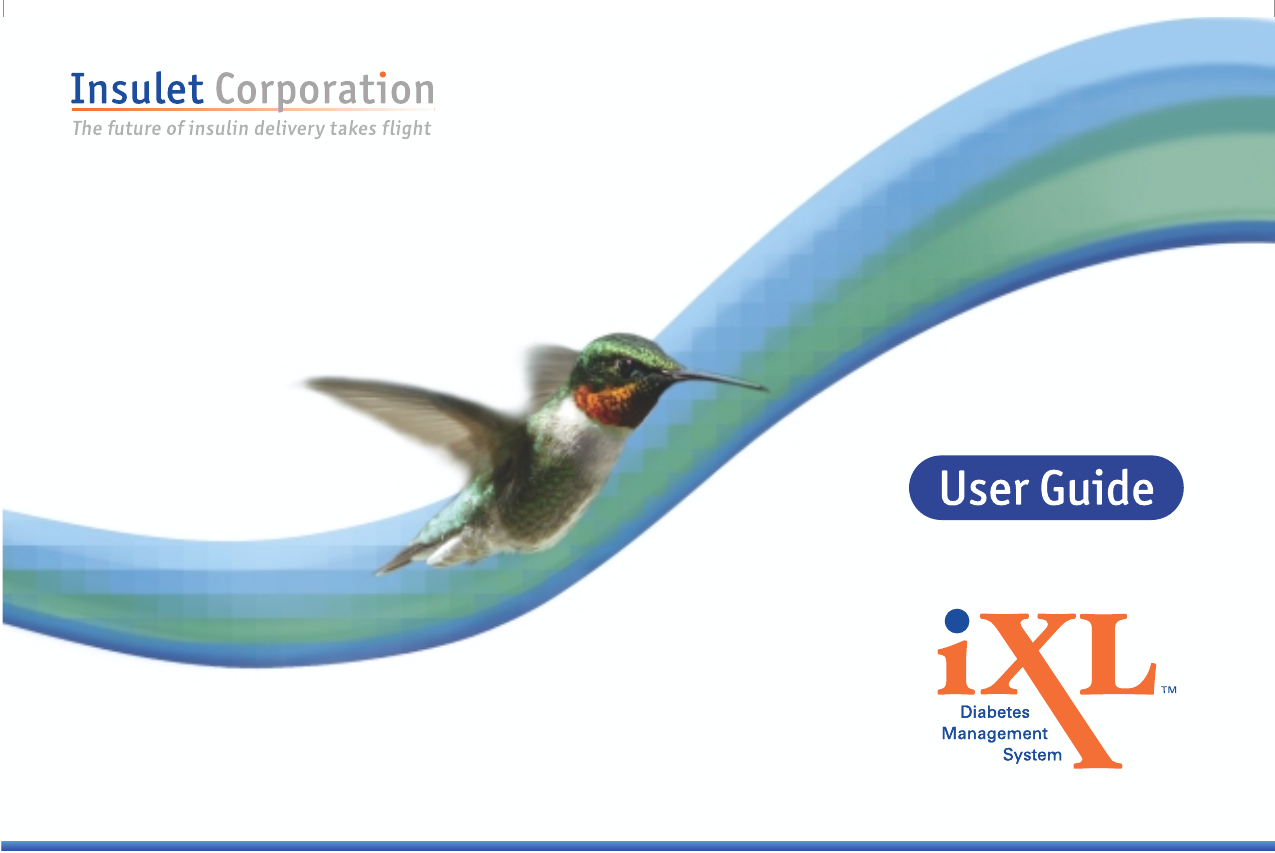 Insulet 001 iXL Pump User Manual Users manual