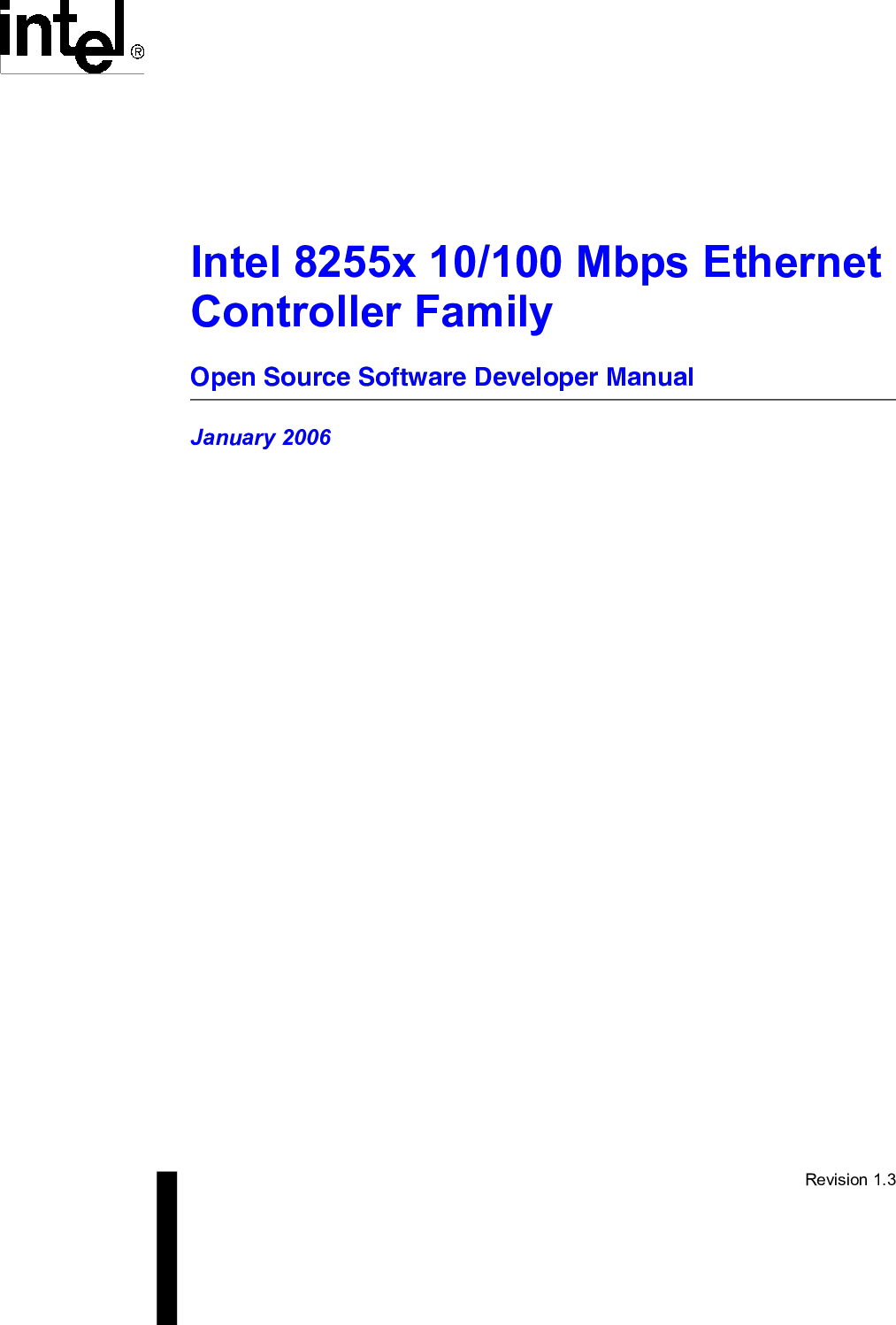 Intel 82557 Intel® 8255x 10/100 Mbps Ethernet User Manual To The ...