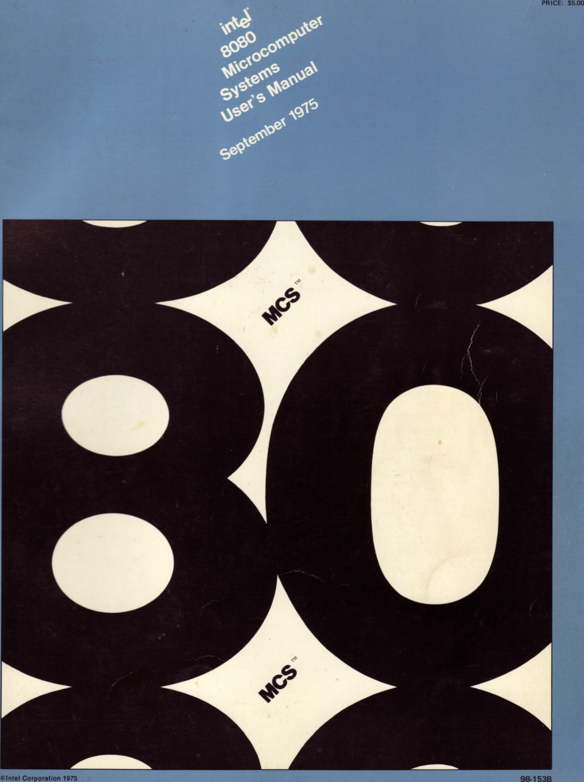 Intel Laptop 8080 Users Manual