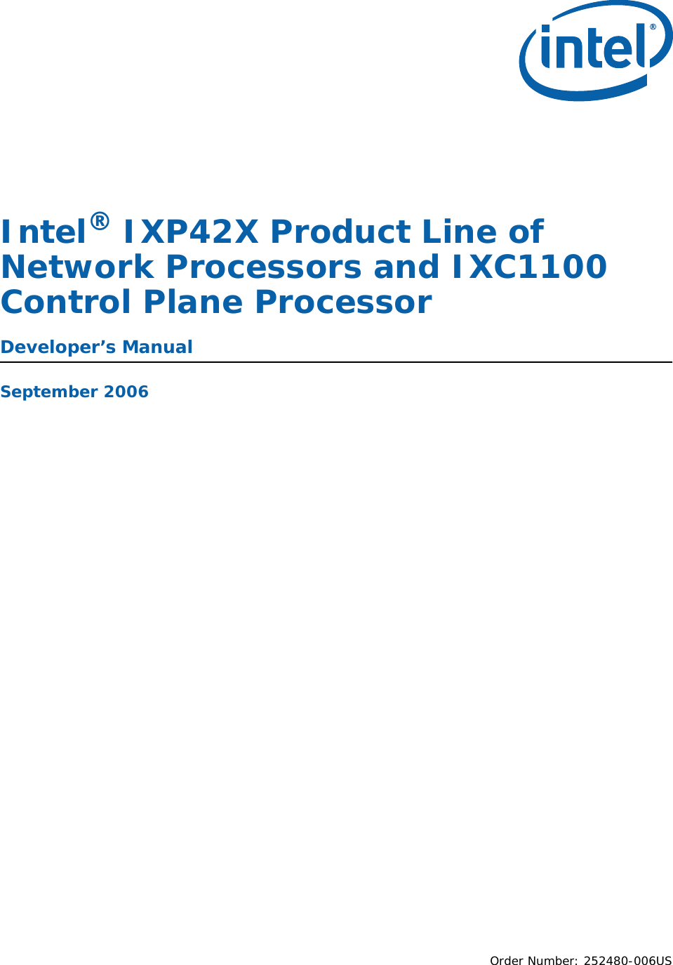 Intel Personal Computer Ixc1100 Users Manual IXP4XX_Dev