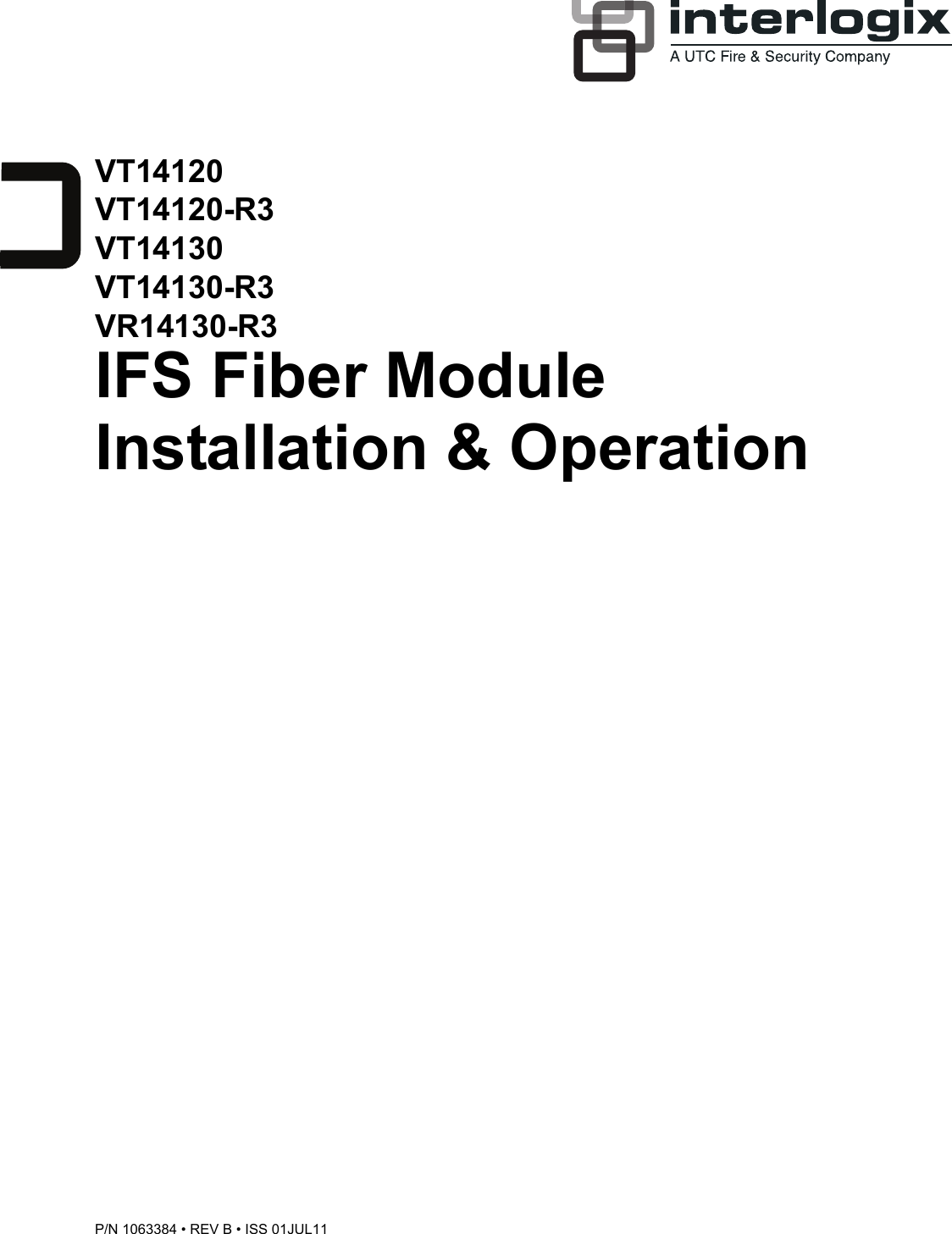 Warranty2 Ifs Vtvr14100 Series Install & Oper Instr