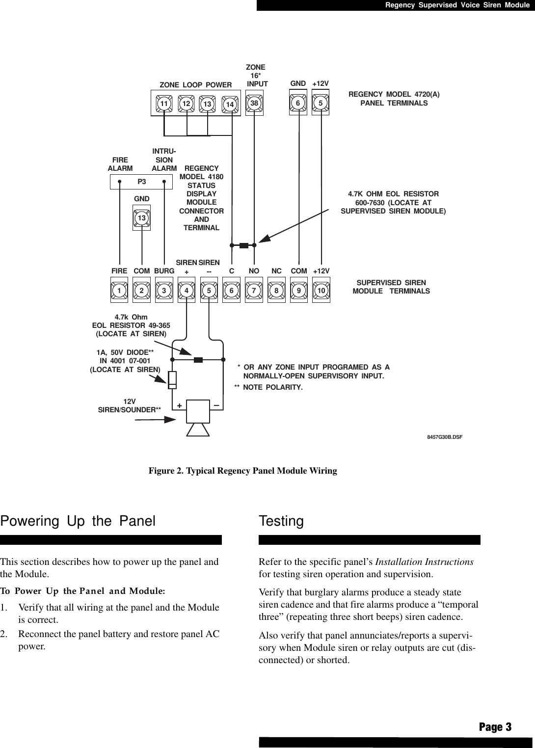 4661584a.frm ITI Regency Supervised Siren Module Install Instructions ...