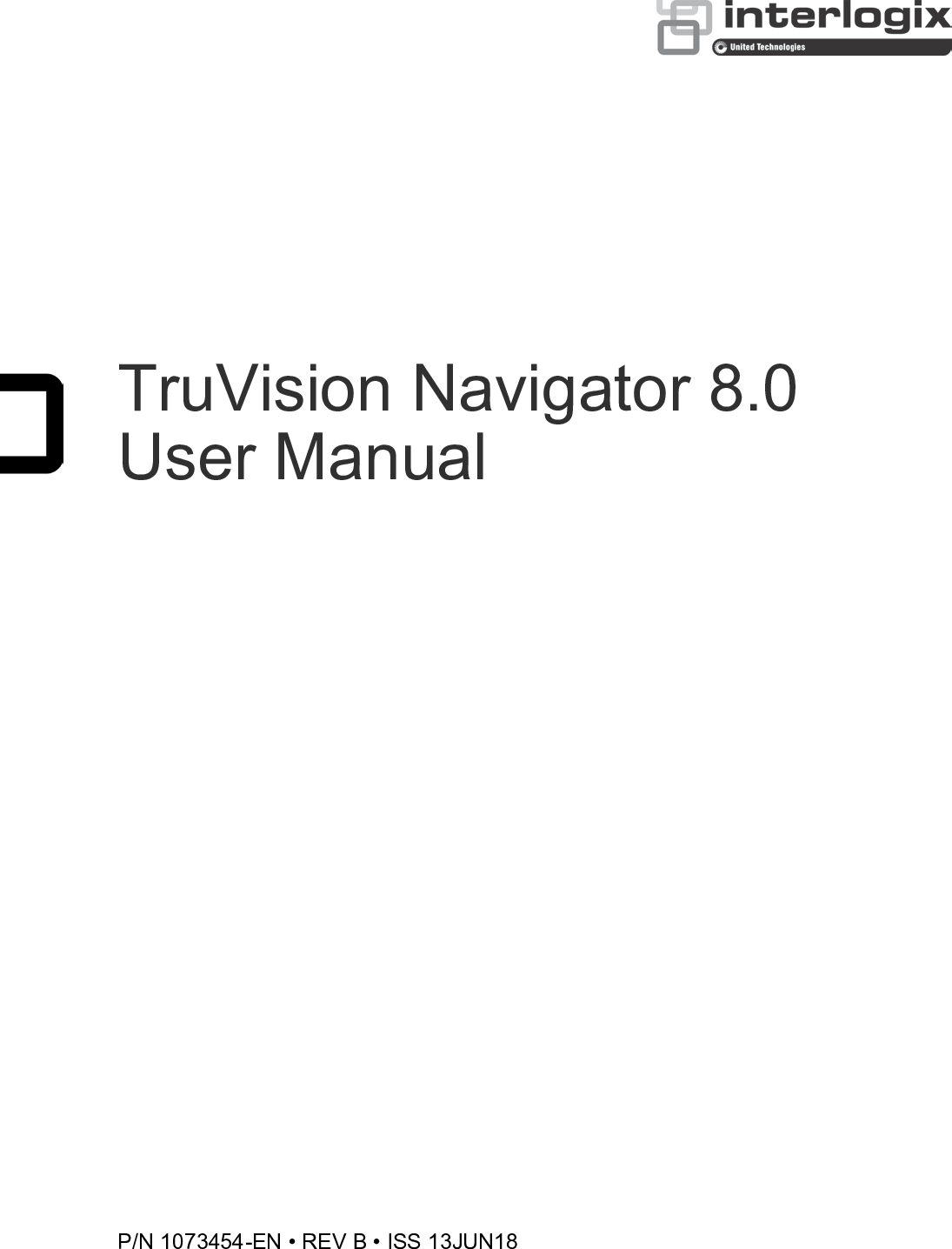 TruVision Navigator 8.0 User Manual 1073454b 8 en