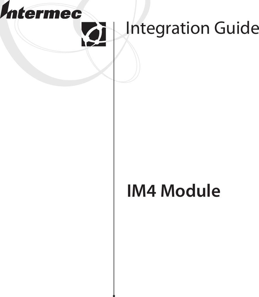 Intermec Technologies IM4 IM4 User Manual IM4 Integration Guide
