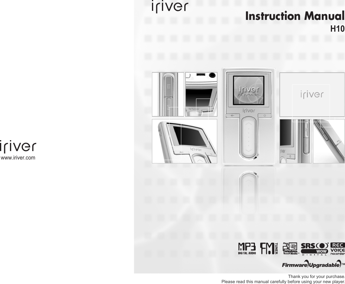 Iriver H10 Instruction Manual H10ENG 01