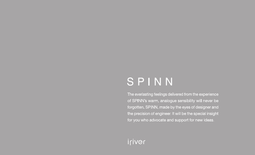 Iriver Spinn User Guide B20 Kor