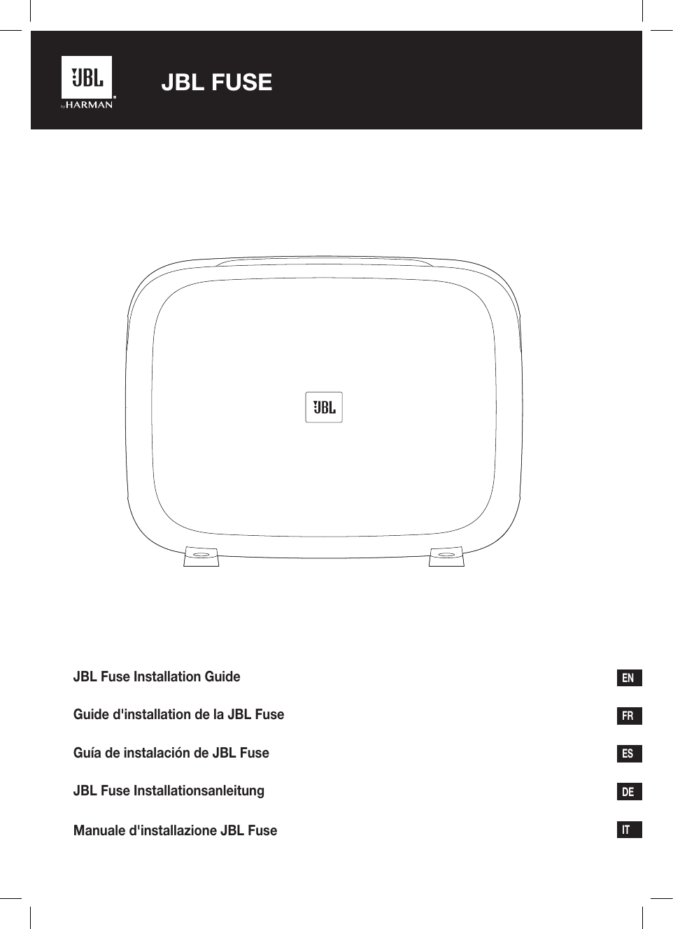 JBL Fuse Subwoofer OM SOP V4