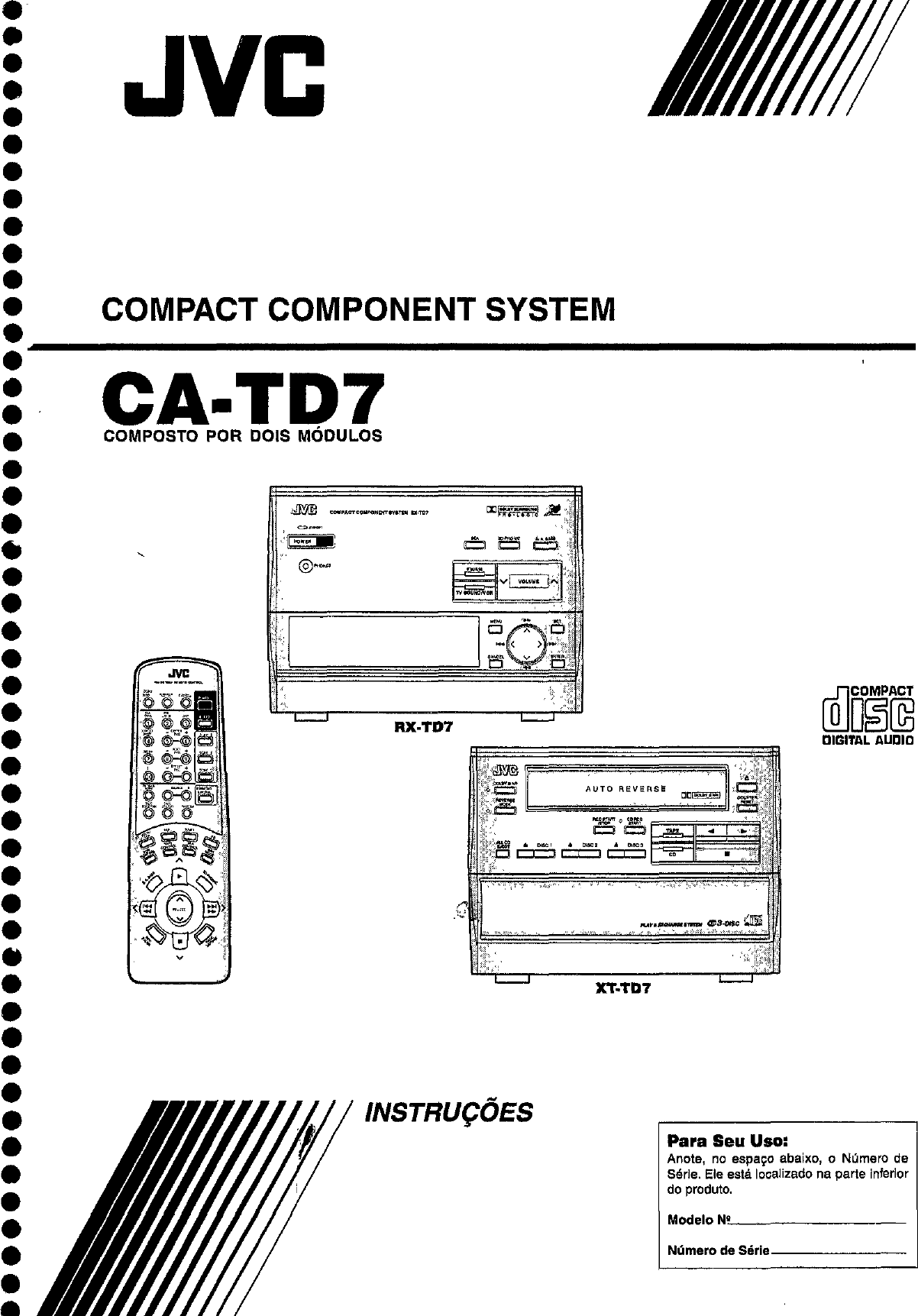 JVC CA TD7 User Manual INST