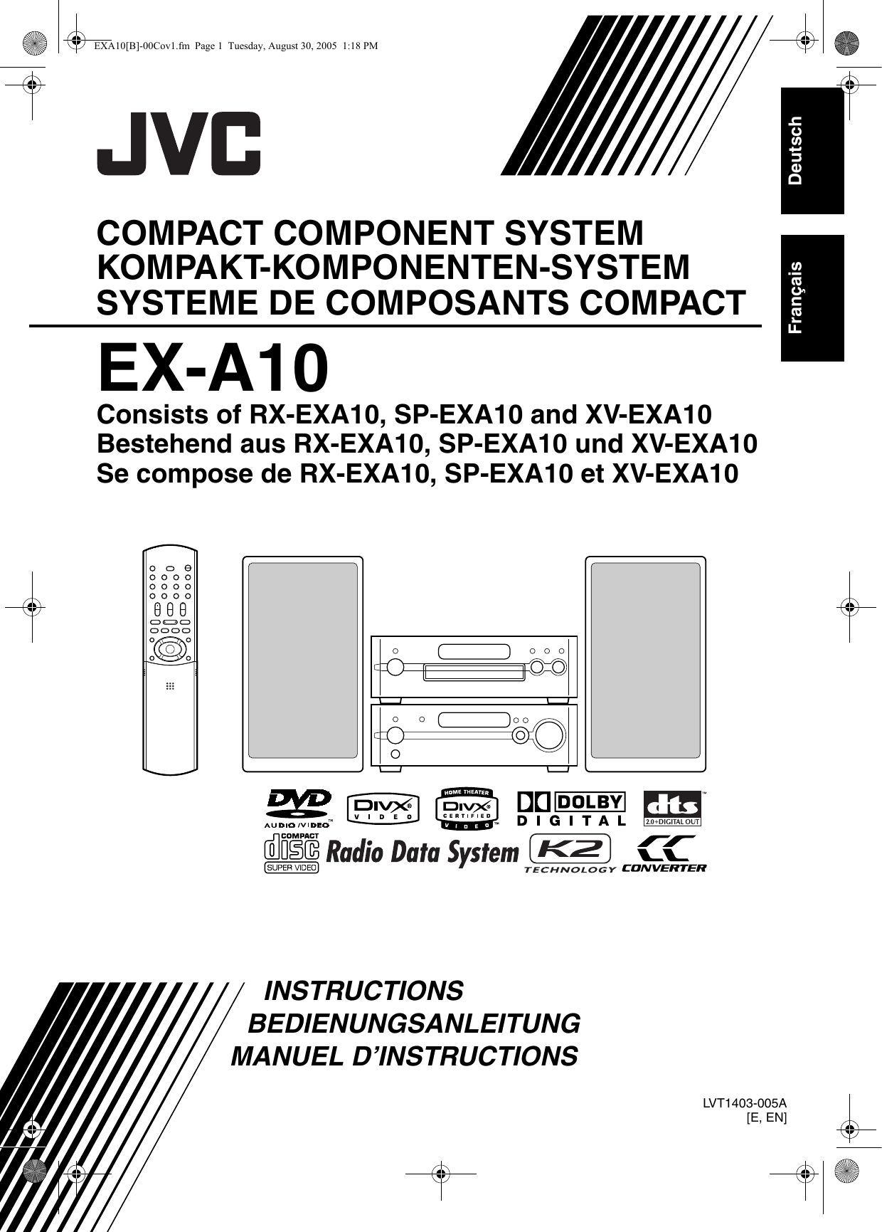 JVC EX A10EN A10_E_EN User Manual LVT1403 005A