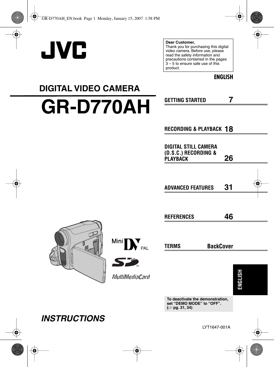 JVC GR D770AH LYT1647 001A User Manual EN