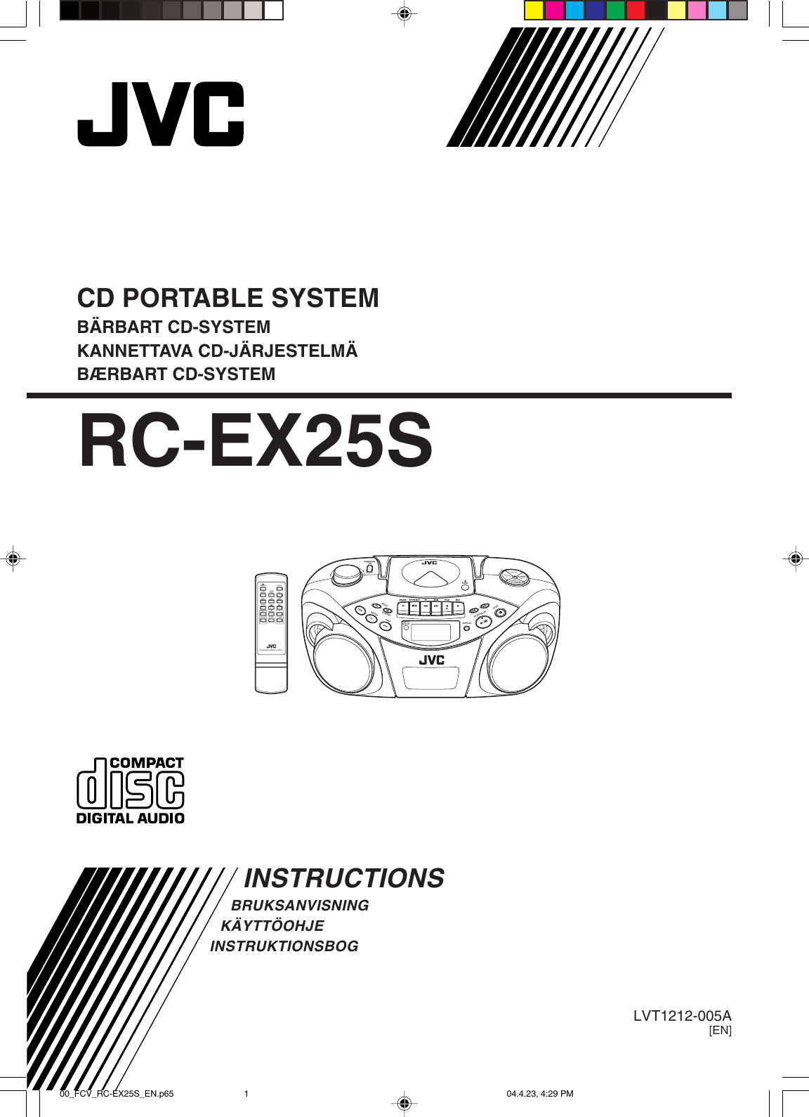 JVC RC EX25SEN EX25S User Manual LVT1212 005A