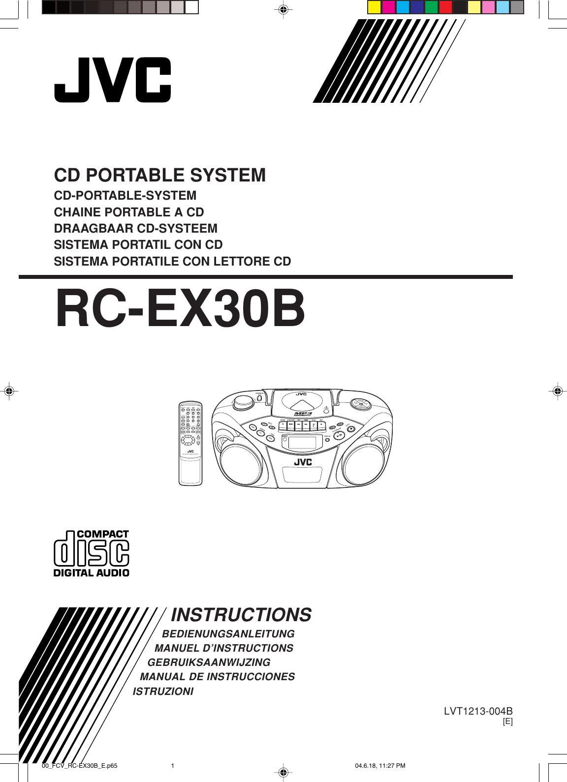 JVC RC EX30BE EX30B User Manual LVT1213 004B
