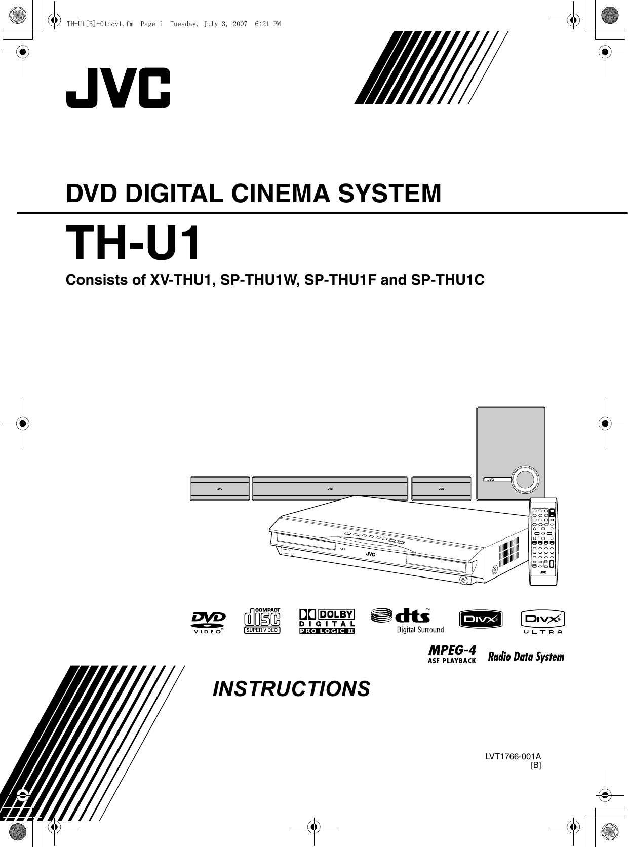 JVC TH U1B U1[B] User Manual LVT1766 001A