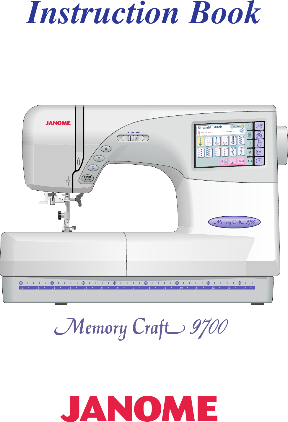 Janome Memory Craft 9700 Users Manual 857