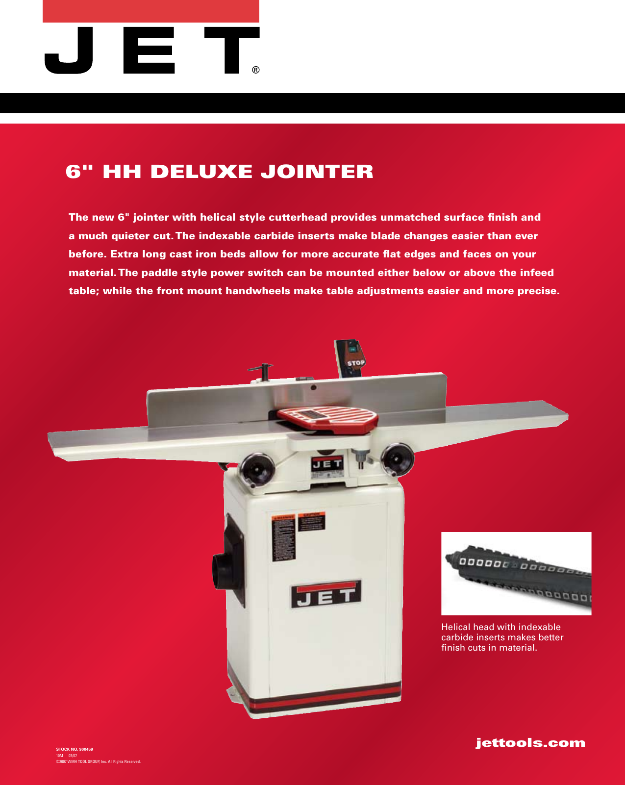 Jet Tools 6 Hh Users Manual