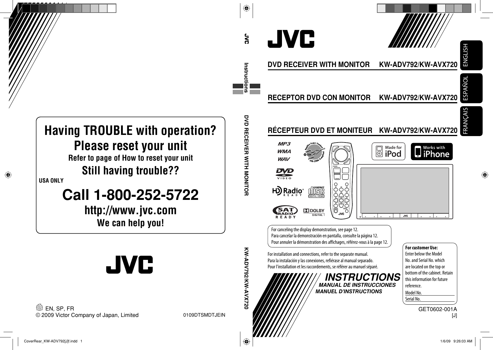 Jvc Get0602 001A Users Manual CoverRear_KW ADV792[J]f