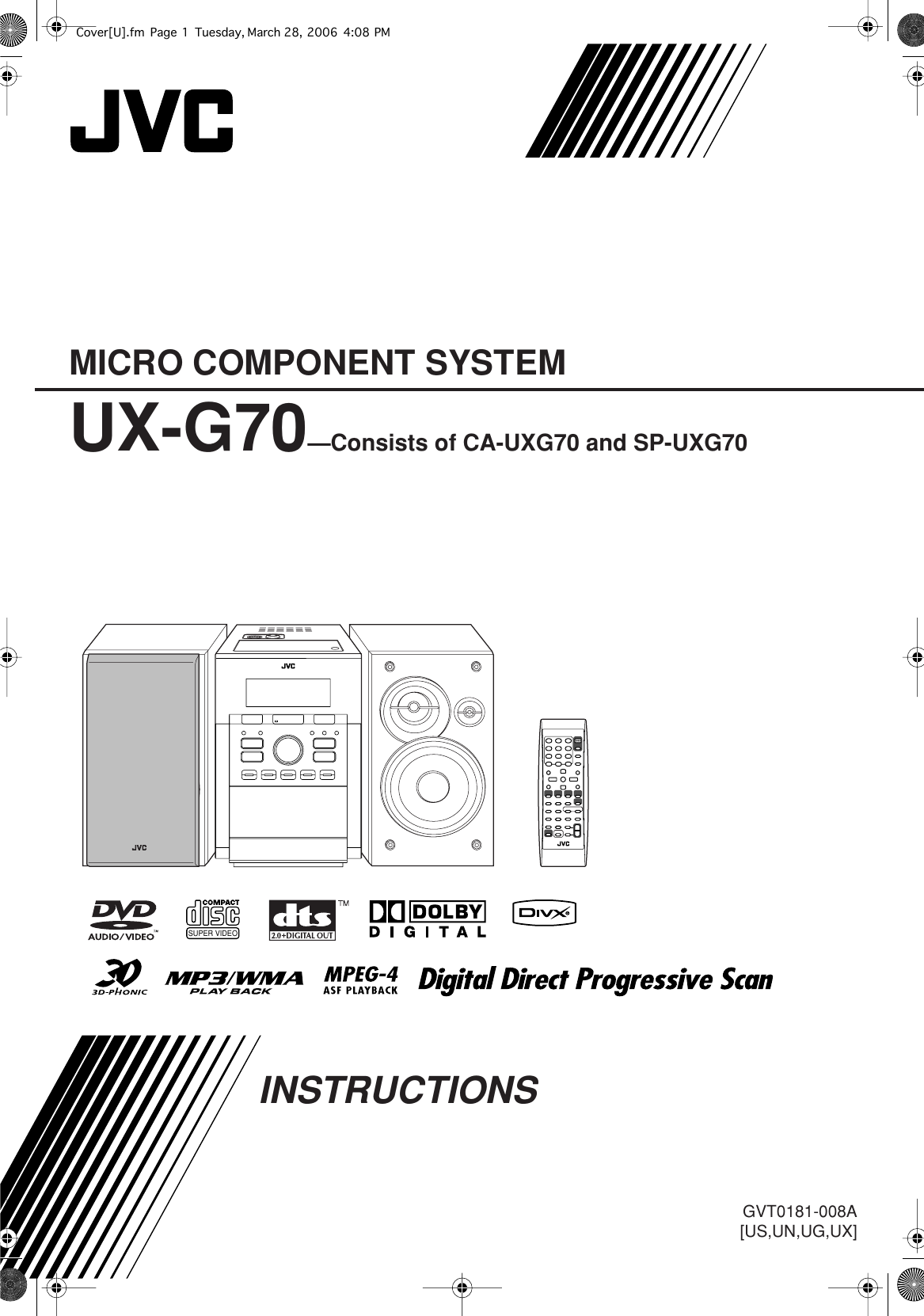 Jvc Ux G70 Users Manual