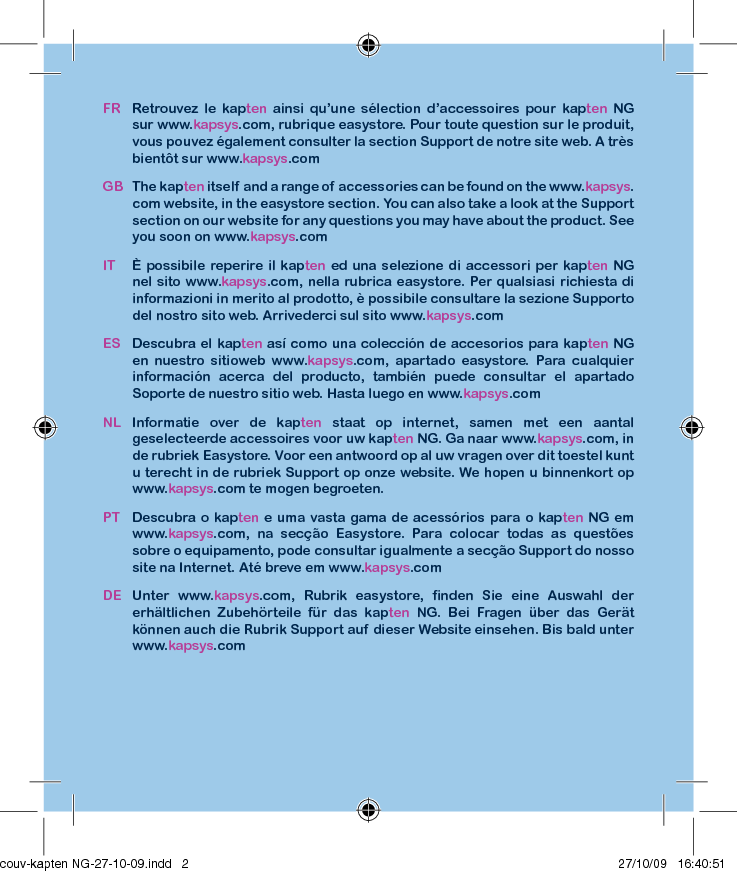 KAPSYS KAPTEN-NG Mobile GPS Receiver User Manual