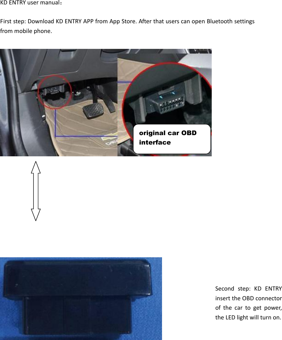 KEYDIY TECH KDENTRY KD ENTRY User Manual