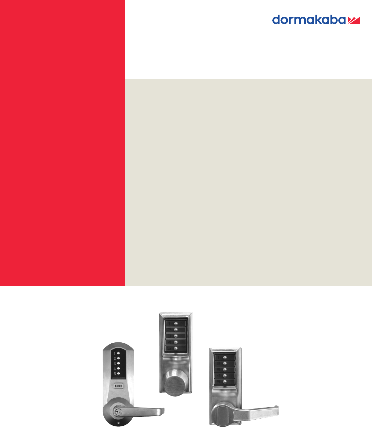 R/C Corbin Russwin Right Hand Combination Entry and Key Override Core ...