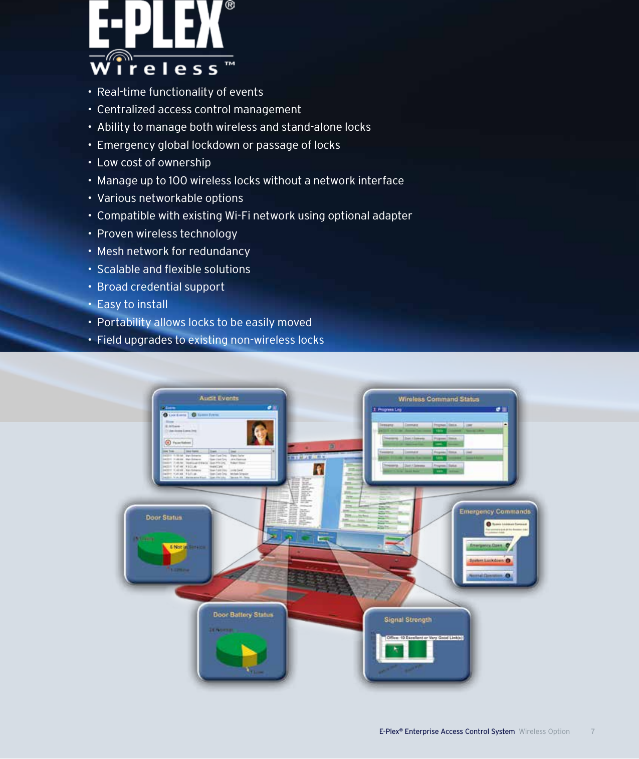 Kaba Access E Plex Wireless Software Specifications KAA1252 Technical For