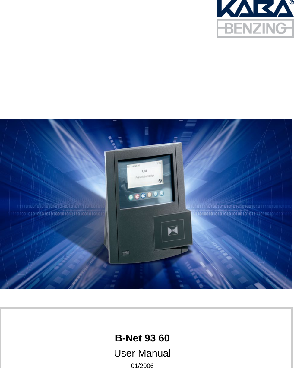 Kaba WRU200 Inductive Tag Reader Module User Manual USer Manual