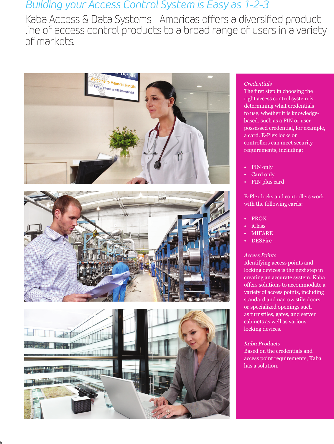 Kaba E Plex Enterprise Software With Wireless Option Brochure KAA1252