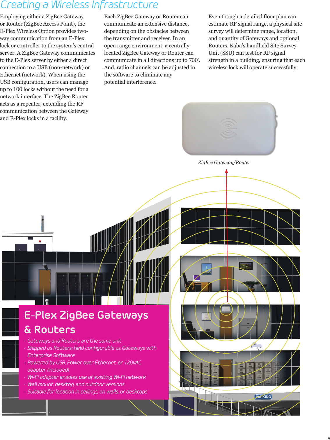 Kaba E Plex Enterprise Software With Wireless Option Brochure KAA1252