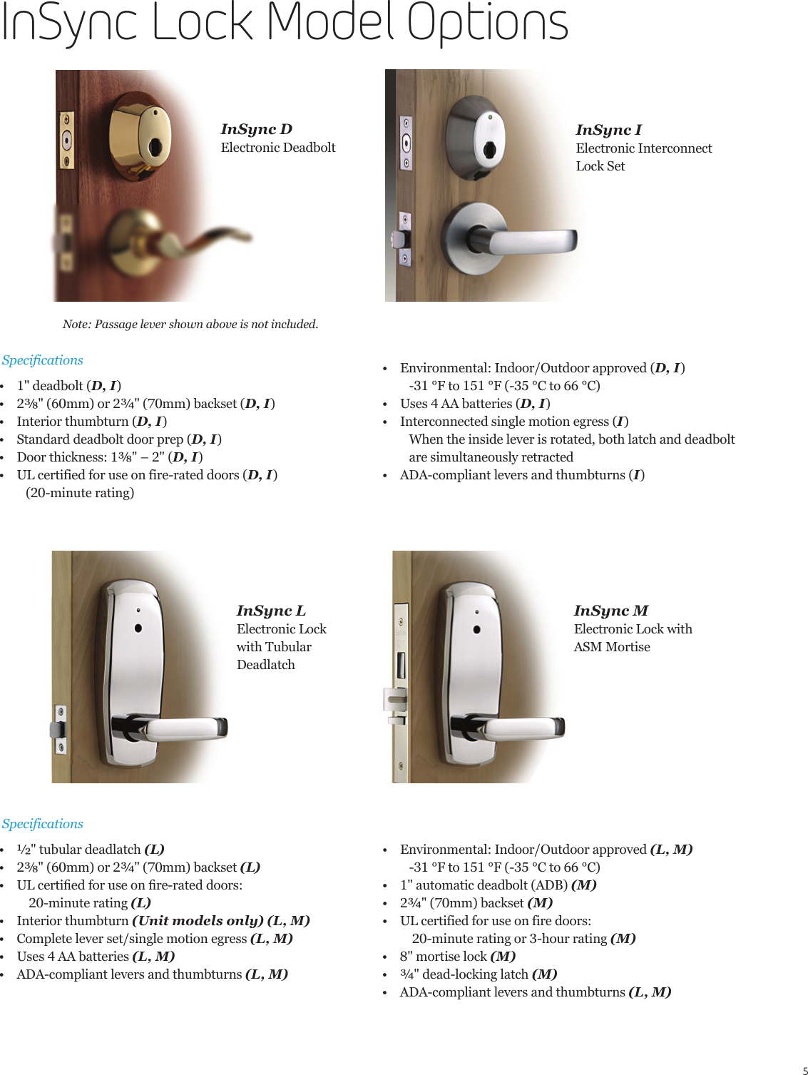 Kaba In Sync Brochure (PDF) insync kaa1245