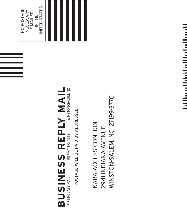Kaba Installation Instructions Simplex 3000 Drive Assembly PKG2582