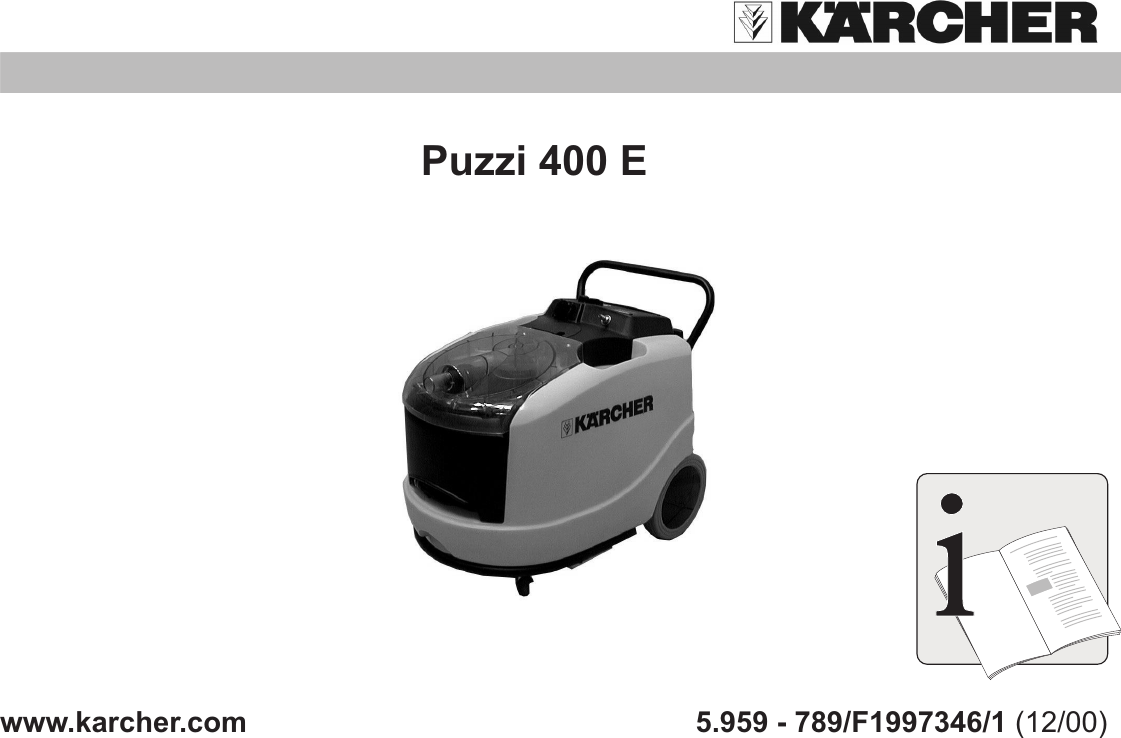 Karcher Puzzi 400 E Users Manual 109295918342