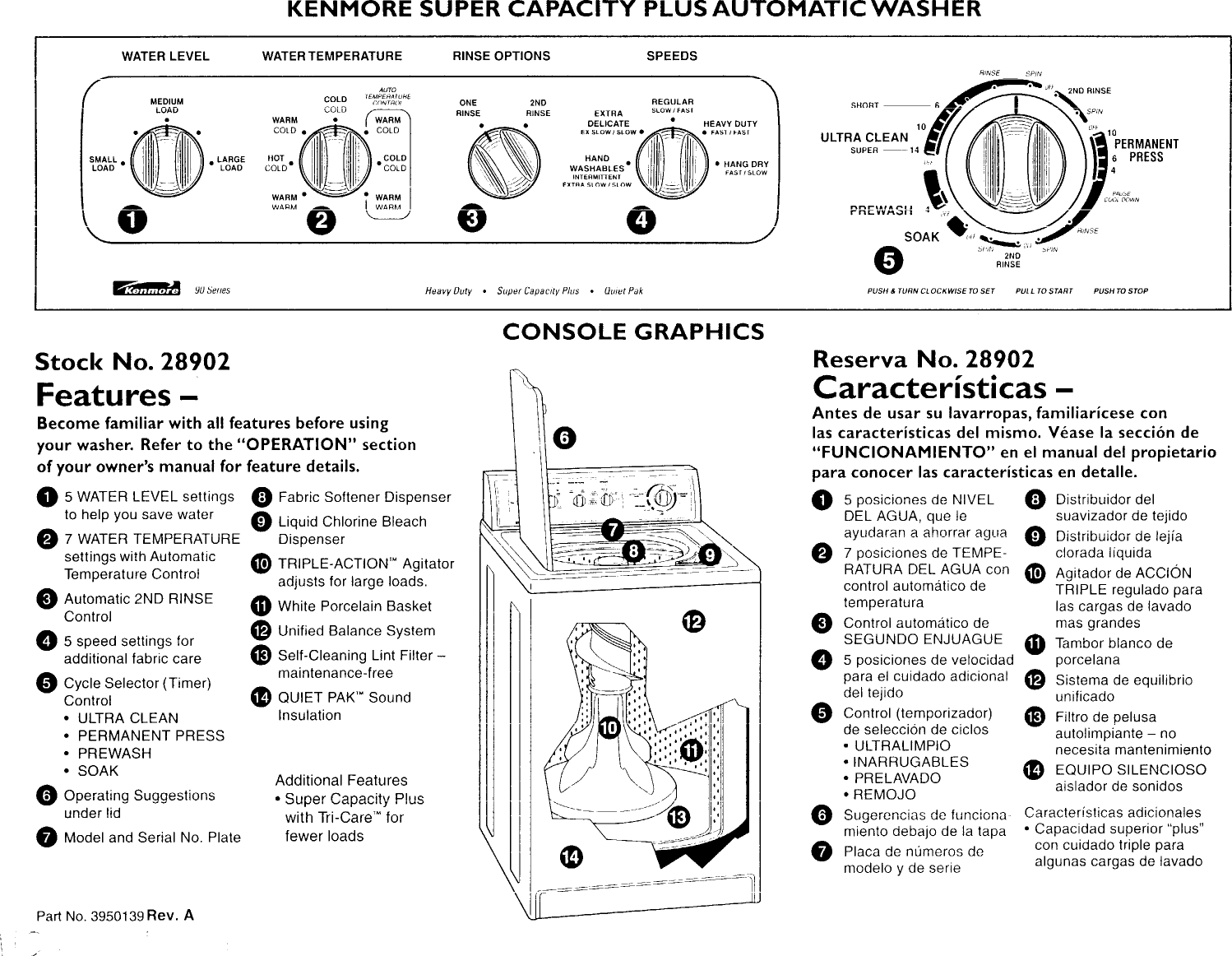 Kenmore 11028902790 User Manual AUTOMATIC WASHER Manuals And Guides