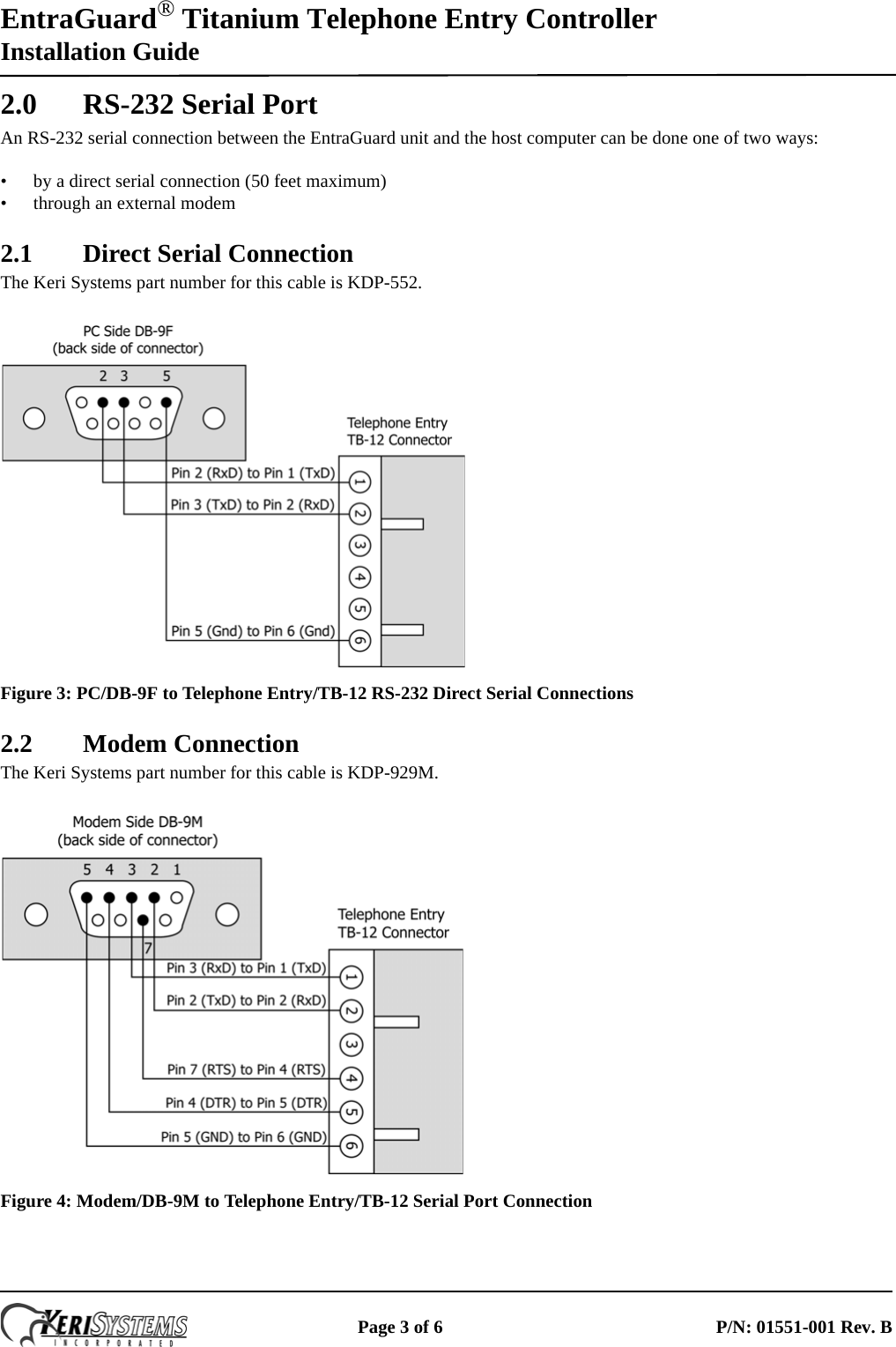Keri Systems EntraGuard_Titanium_Installation_Guide Entra Guard ...
