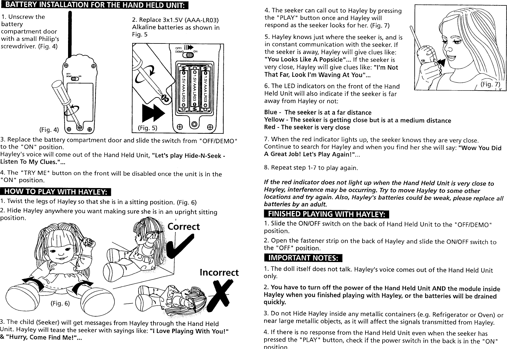 Kid Riffic Toys 5801-T49A RC Toy User Manual