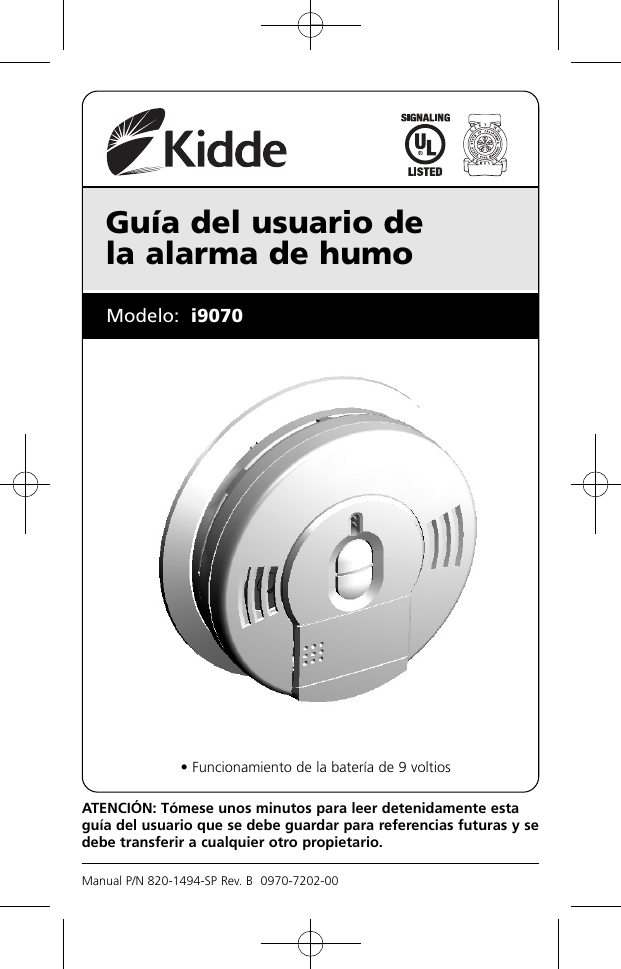 Kidde I9070 Spanish Pdf Owner S Manual